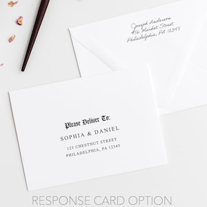 Envelope Template, Printable Address Envelope, Instant Download ...