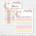 Editable Daily Schedule for Kids Unicorn Daily Routine Kid's Schedule ...