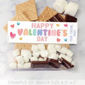 Editable Valentine's Day Treat Bag Topper, Valentine Cards for Kids ...