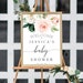 Editable Baby Shower Welcome Sign Template, Welcome, Girl Baby Shower ...