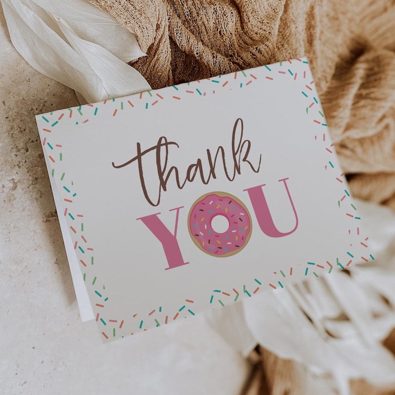 Donut Thank You - Etsy