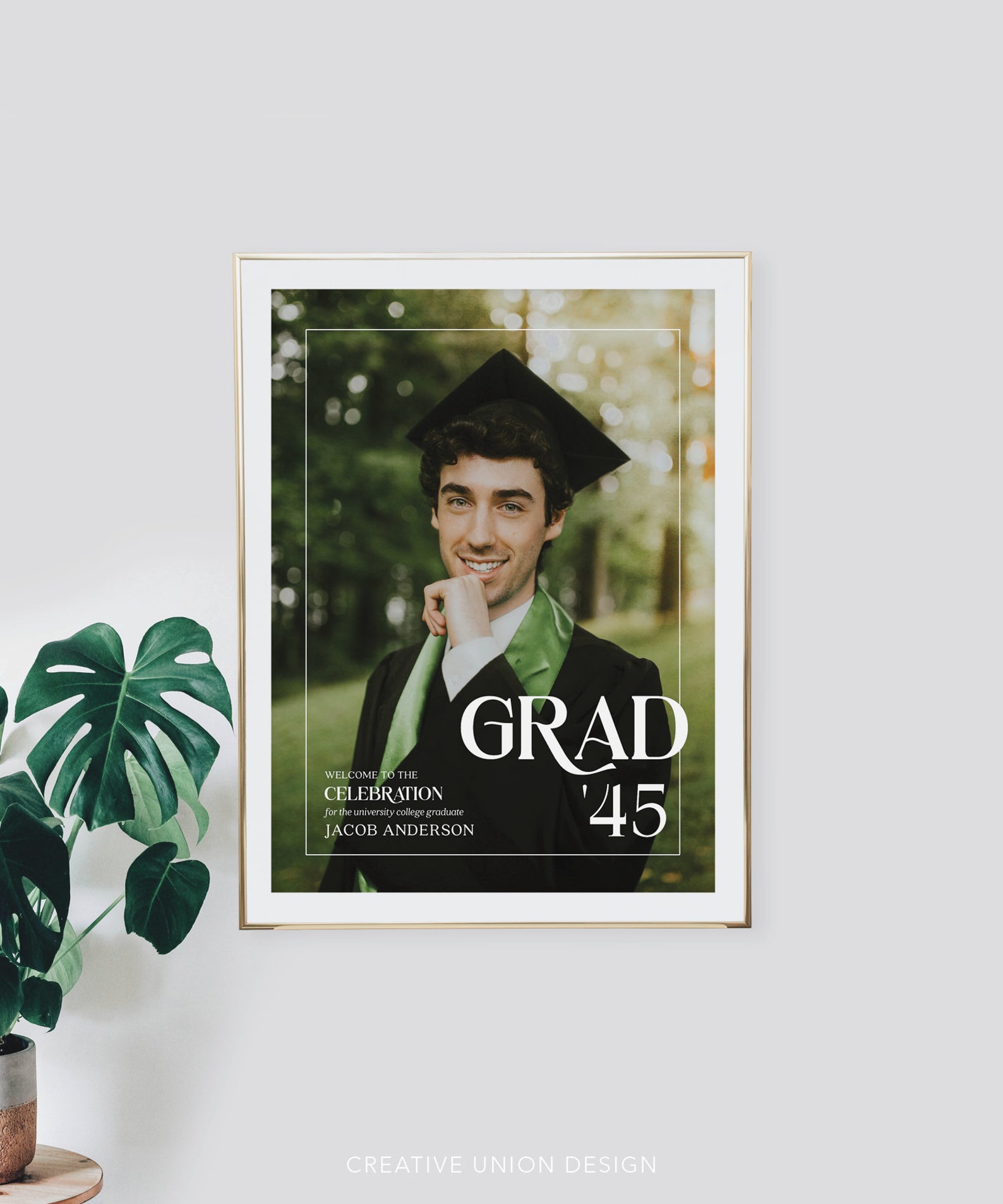 Graduation Party Welcome Sign Template, Modern Grad Welcome, Graduation ...