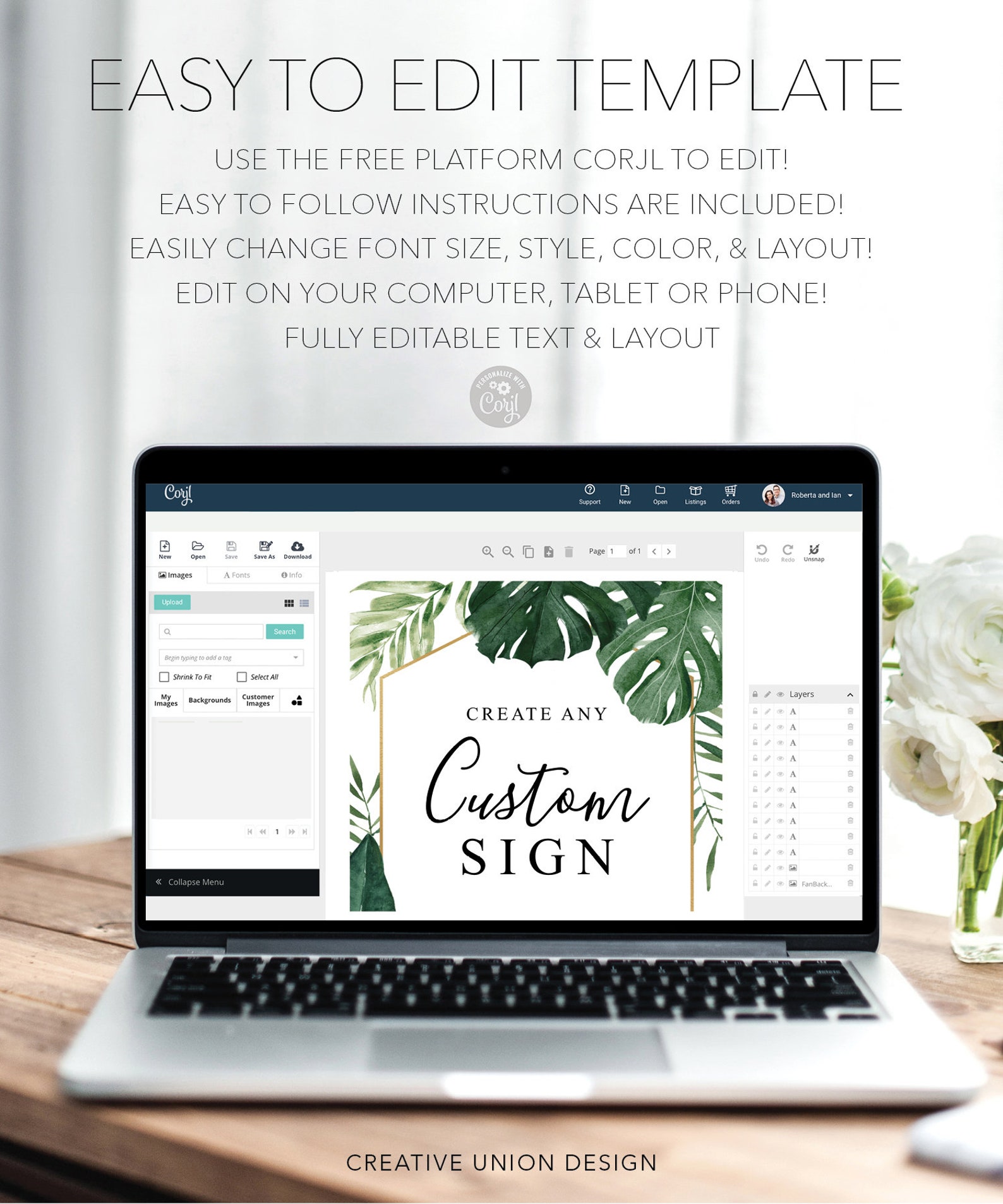 Editable Custom Sign Template Wedding Printable Table Signs - Etsy