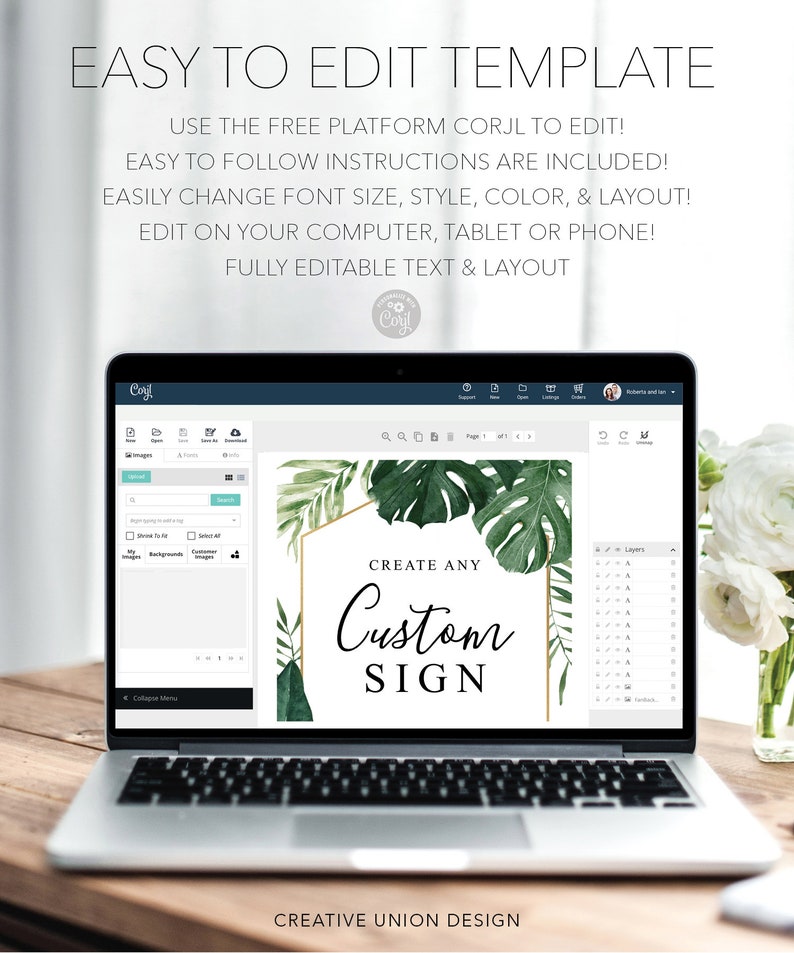 Editable Custom Sign Template Wedding Printable Table Signs - Etsy