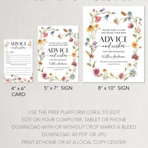 Graduation Advice and Wishes Advice for Graduate Printable Graduation ...