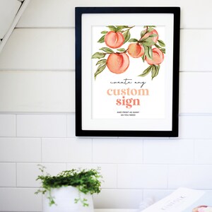 Editable Custom Sign Template, Custom Baby Shower Sign, Favors, Gifts ...