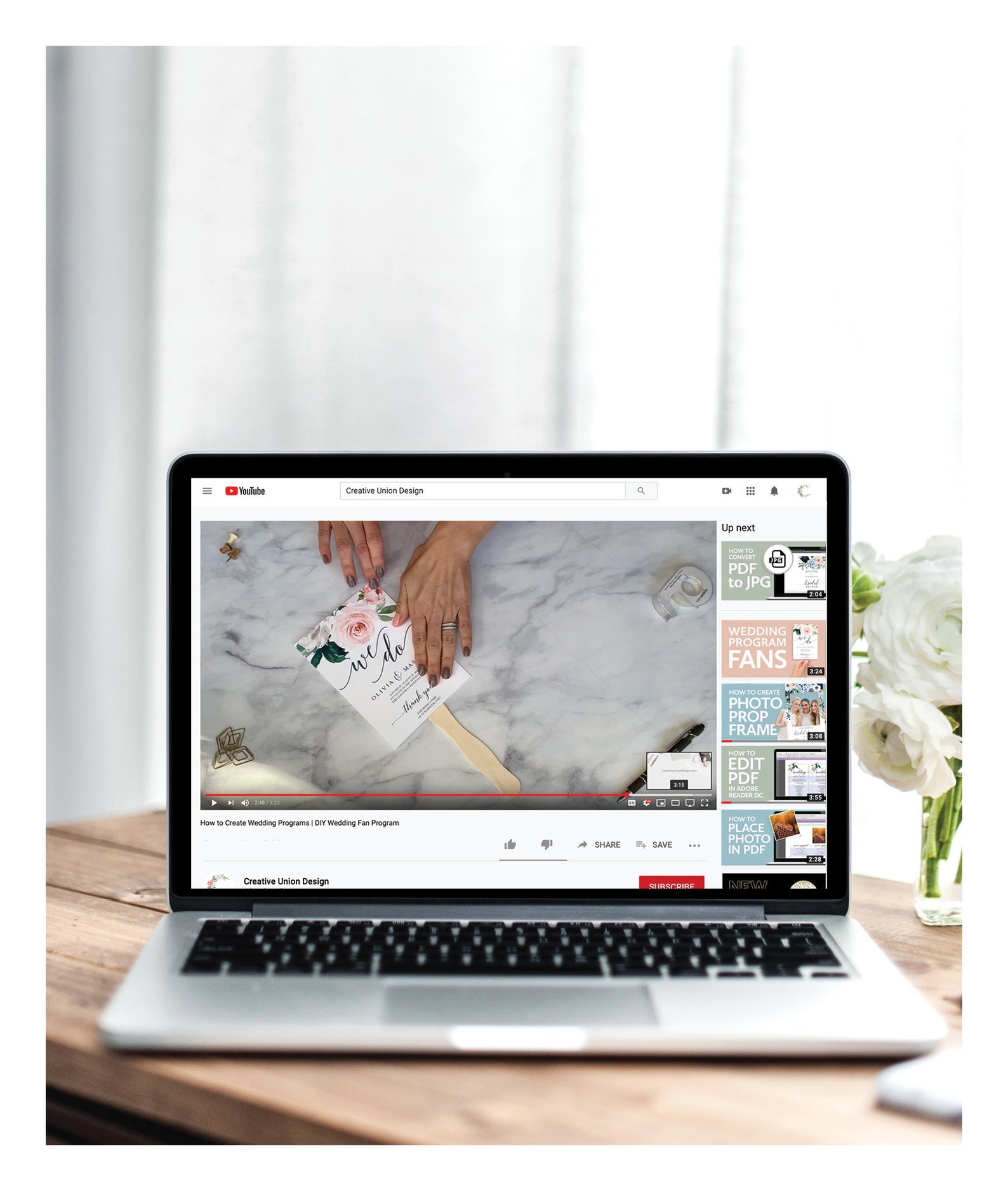 Fall Wedding Program Fan Printable Program Fan Template | Etsy