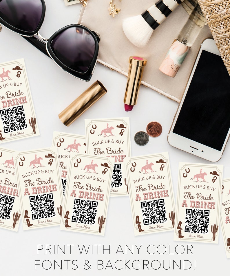 Buy the Bride A Drink Template Last Rodeo Western - Etsy