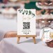 QR Code Wedding Program Template and Scannable Wedding Welcome Sign ...