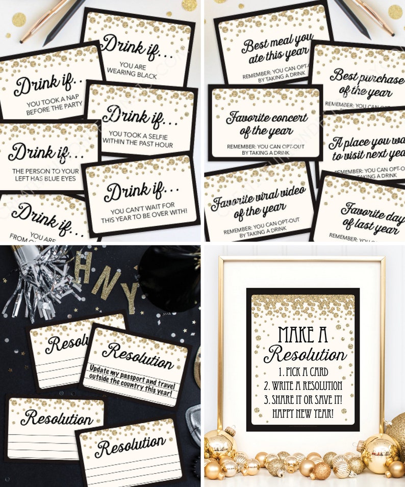 New Years Eve Party Bundle New Year's Eve New | Etsy