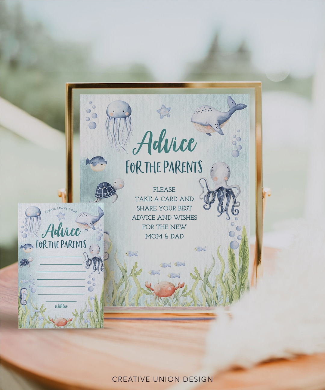 Baby Shower Advice Card, Advice for Parents to Be, Wishes for Parents ...