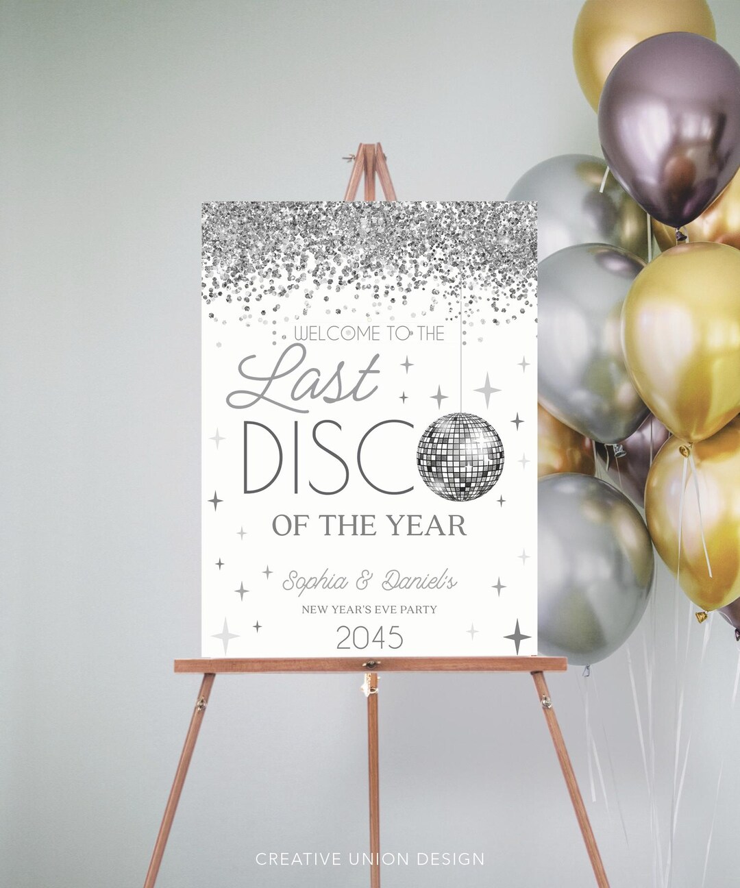 Editable New Year's Eve Welcome Sign Template, Welcome to the Last ...