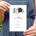 Folded Wedding Program Template Printable Wedding Program - Etsy