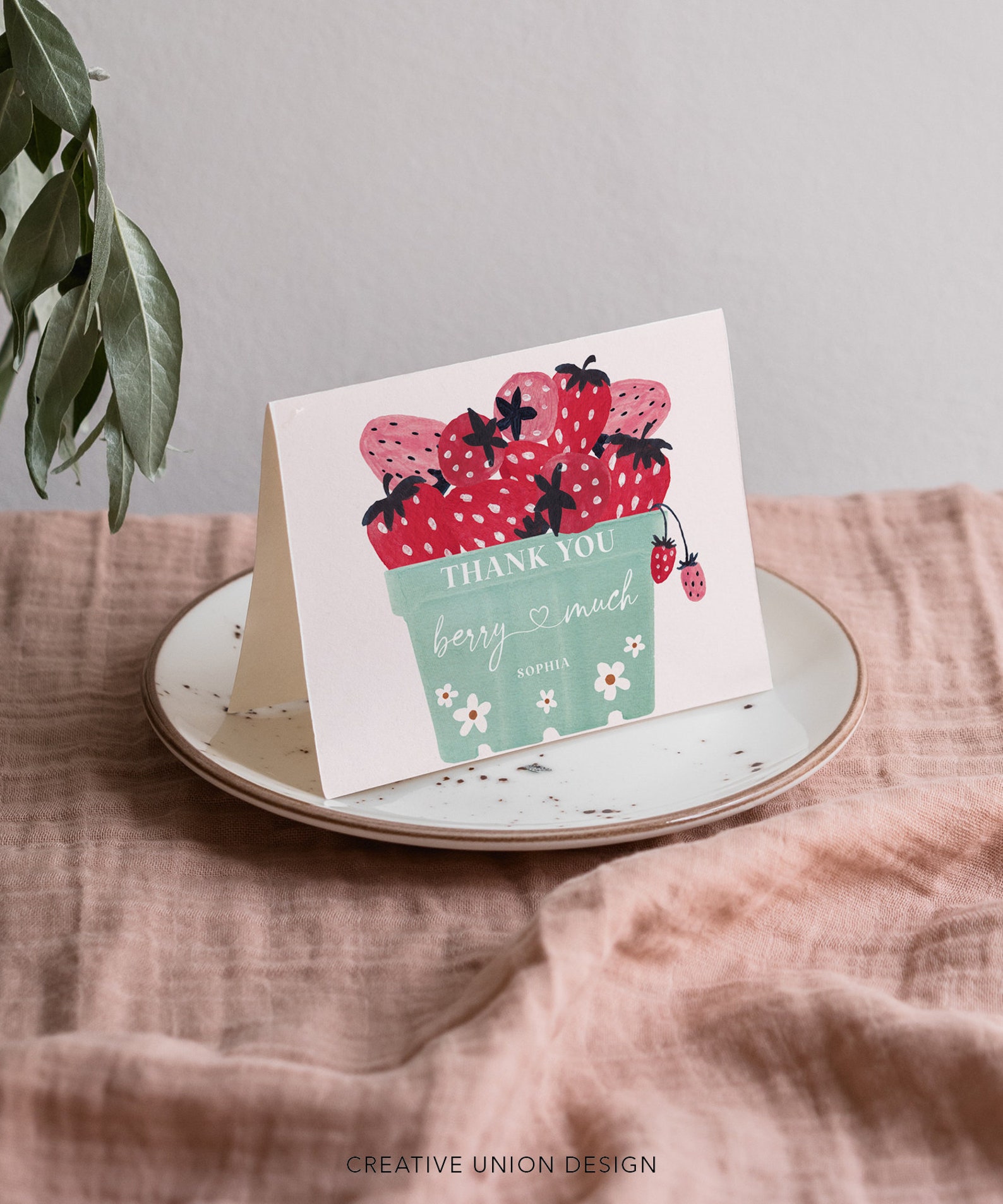 Thank You Berry Much, Thank You Cards, Berry Sweet Thank You Card ...