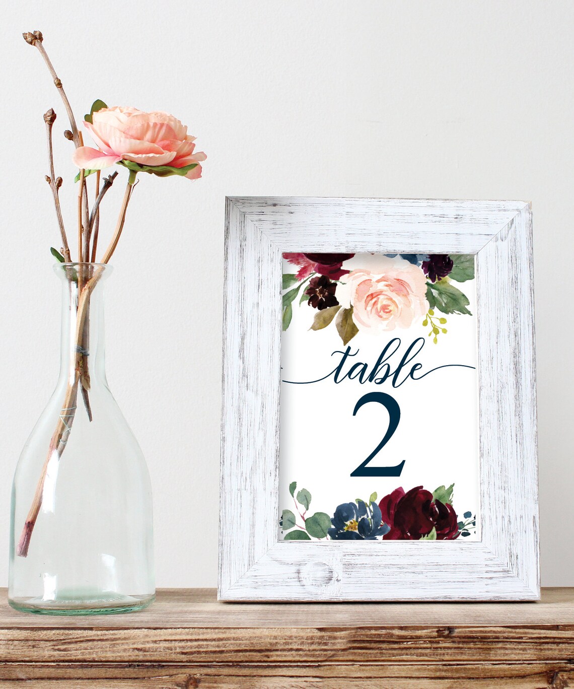 Table Numbers Wedding Table Numbers 4x6 Wedding Table - Etsy