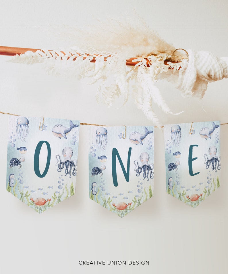 Editable High Chair Banner Template, Happy Birthday Banner, Printable ...