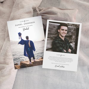 Simple Graduation Announcement Template, Class of 2025, Minimal ...