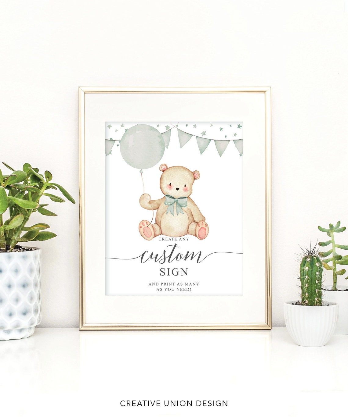 Editable Custom Sign Template, Custom Baby Shower Sign, Favors, Gifts ...