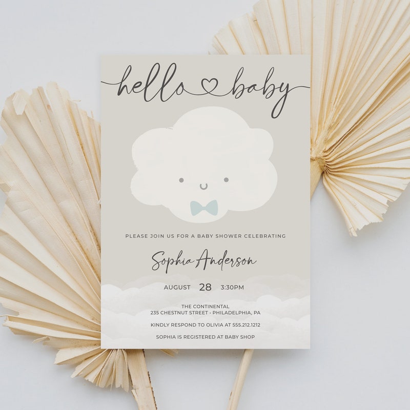 Cloud Baby Shower - Etsy