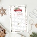 Baby Shower Bingo Cards, Printable Games With Holiday Christmas Truck ...