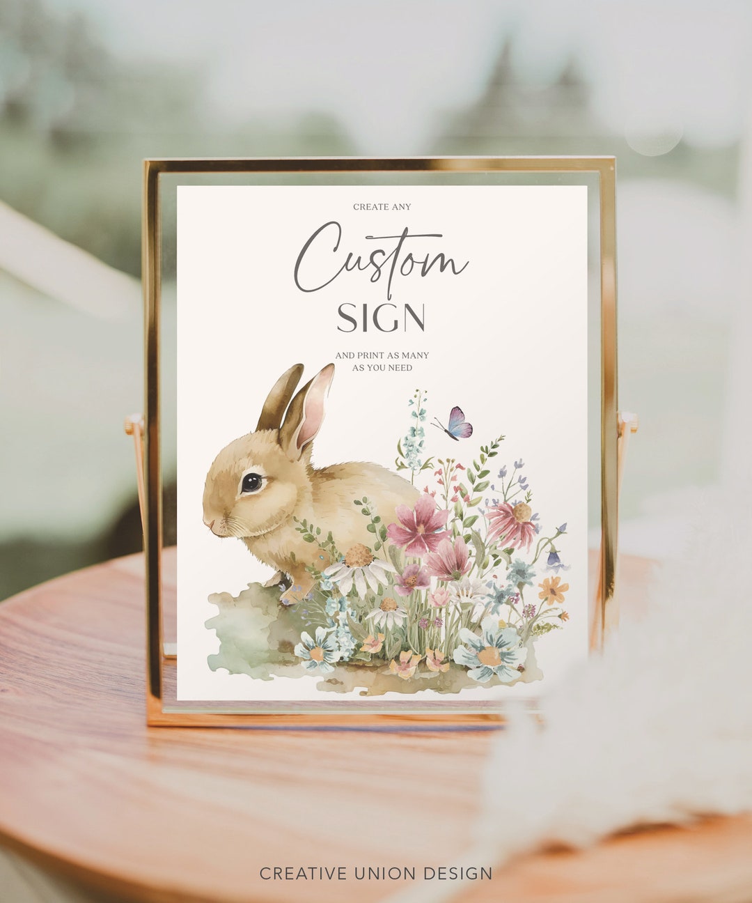 Somebunny Editable Custom Sign Template, Custom Baby Shower Sign ...