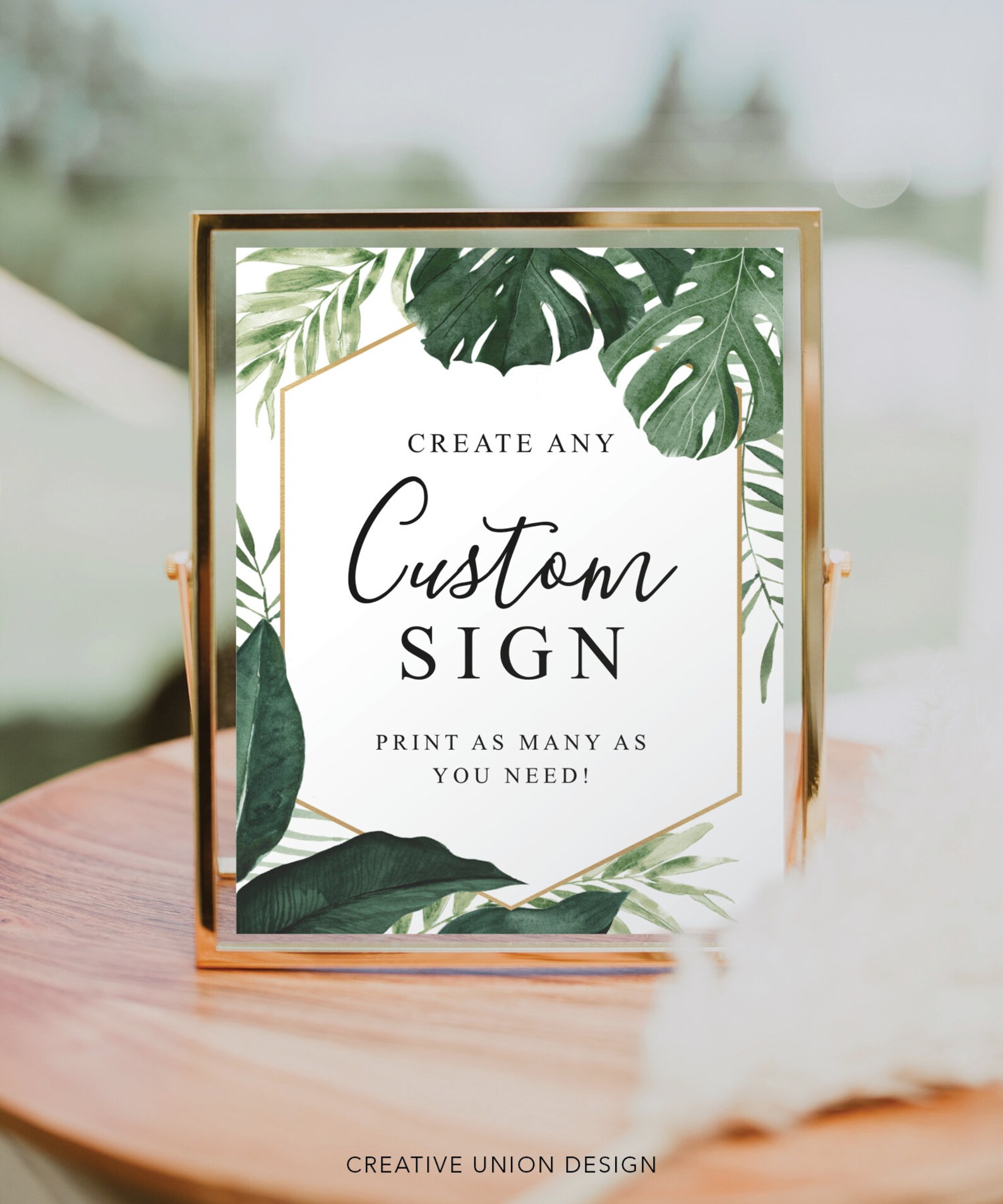 Editable Custom Sign Template Wedding Printable Table Signs - Etsy