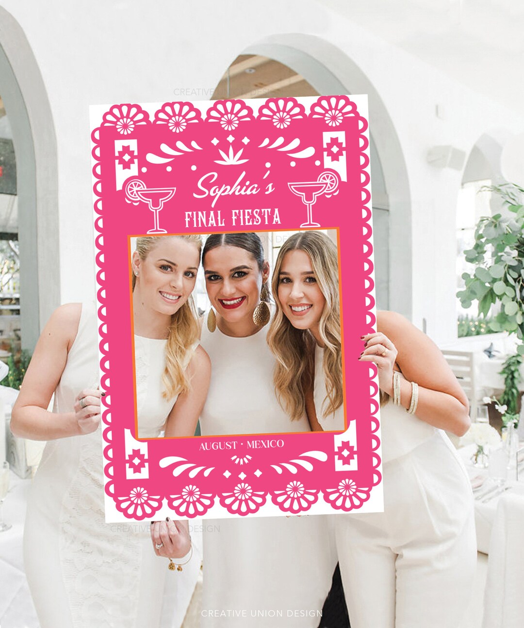 Bachelorette Party Photo Prop Frame Template, Editable Photo Prop ...
