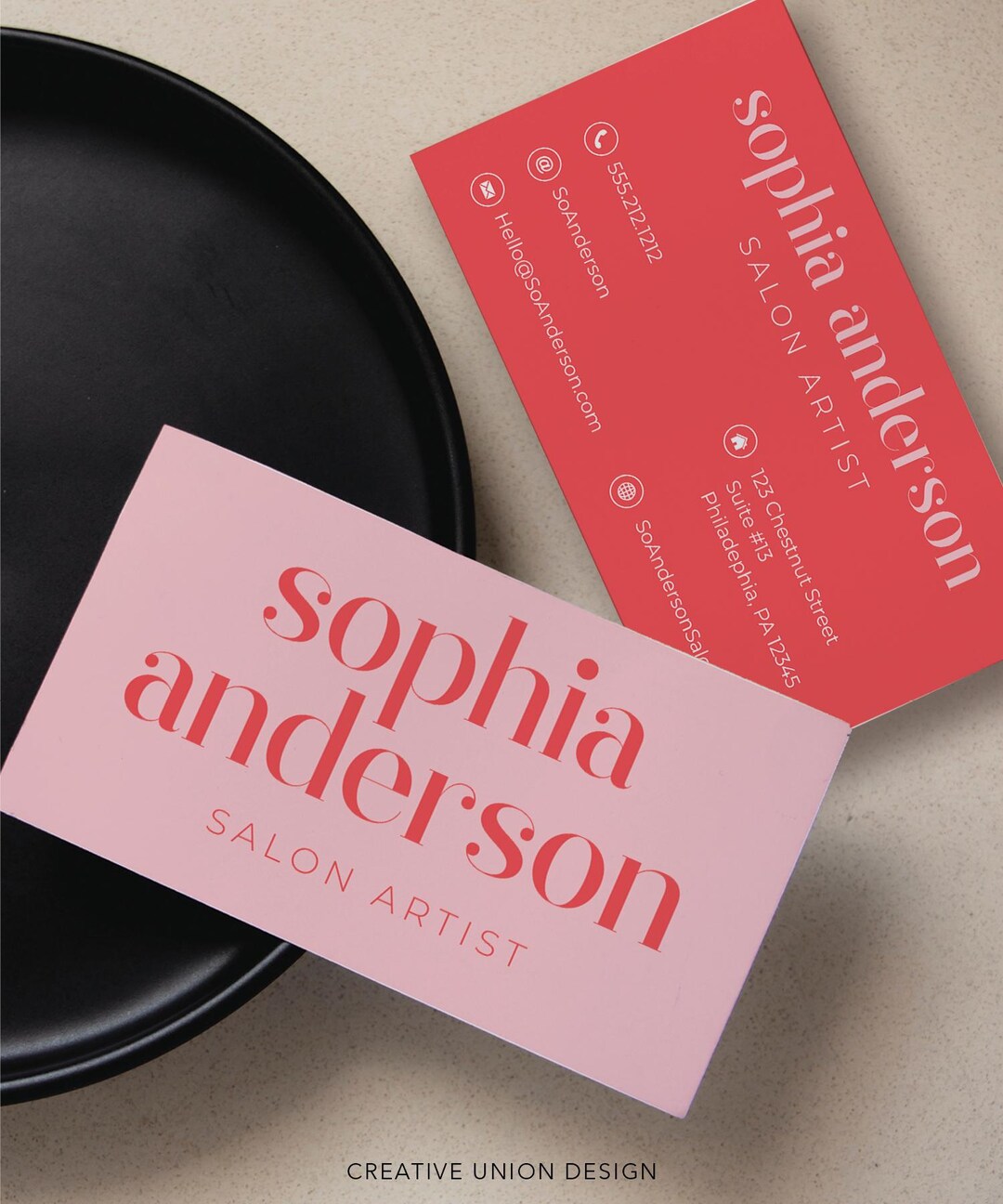 Custom Business Cards Template Personalized Business Card Small ...