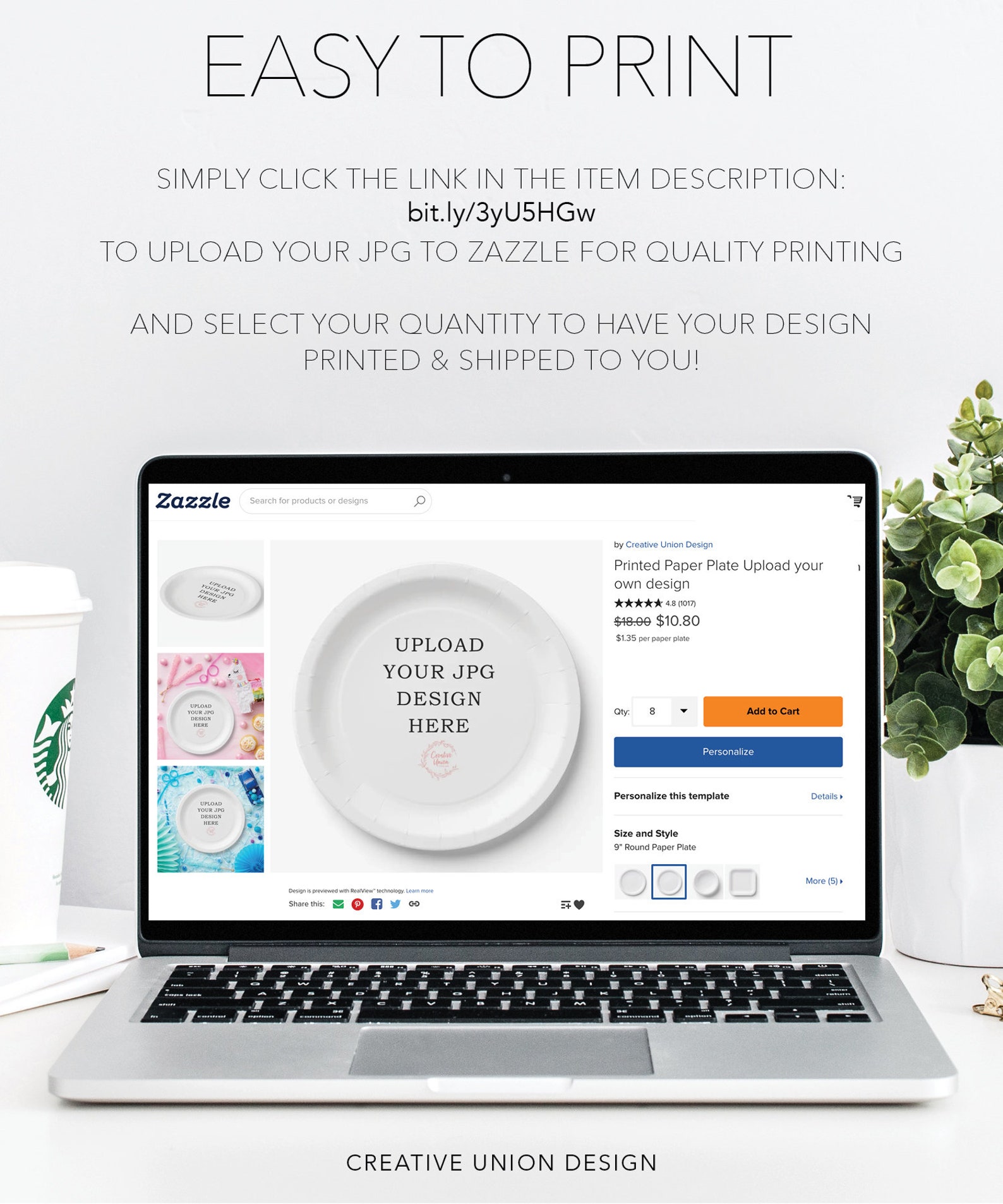 Personalized Paper Plates Template Bridal Shower Decor - Etsy