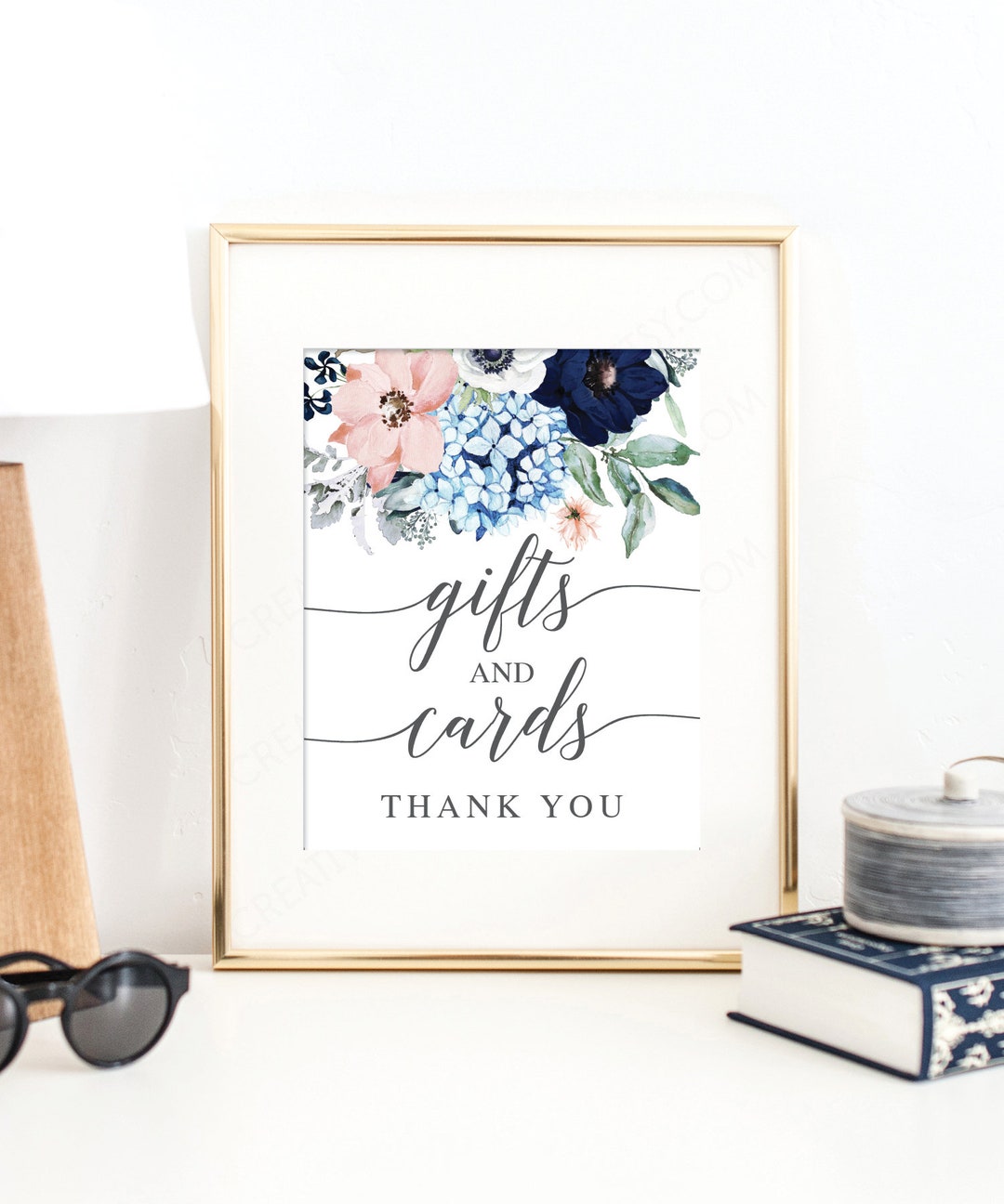 Gifts and Cards Table Sign File 8x10 Printable File Gift Table Sign ...