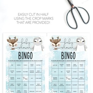 Baby Shower Bingo 60 Unique Game Sheets Baby Shower Games Gender ...