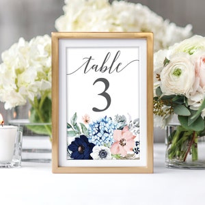 Table Numbers Wedding Table Numbers 4x6 Wedding Table Signs 1-40 ...