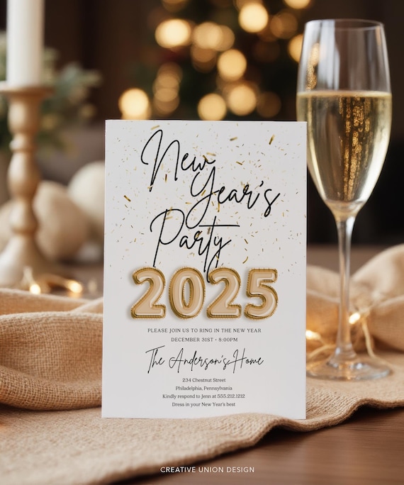Printable New Years Eve Invitations Best Free Printable New Year's Eve