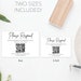 Printable QR Code RSVP Card Template, Editable Wedding Response Card ...