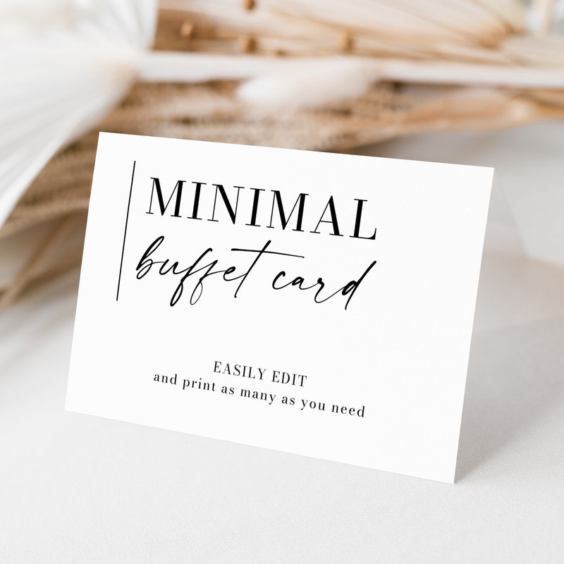 Buffet Food Labels - Etsy