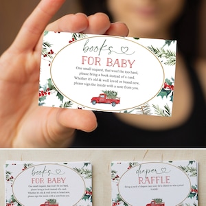 Merry Little Baby Shower Invitation Set Template, Printable Editable ...