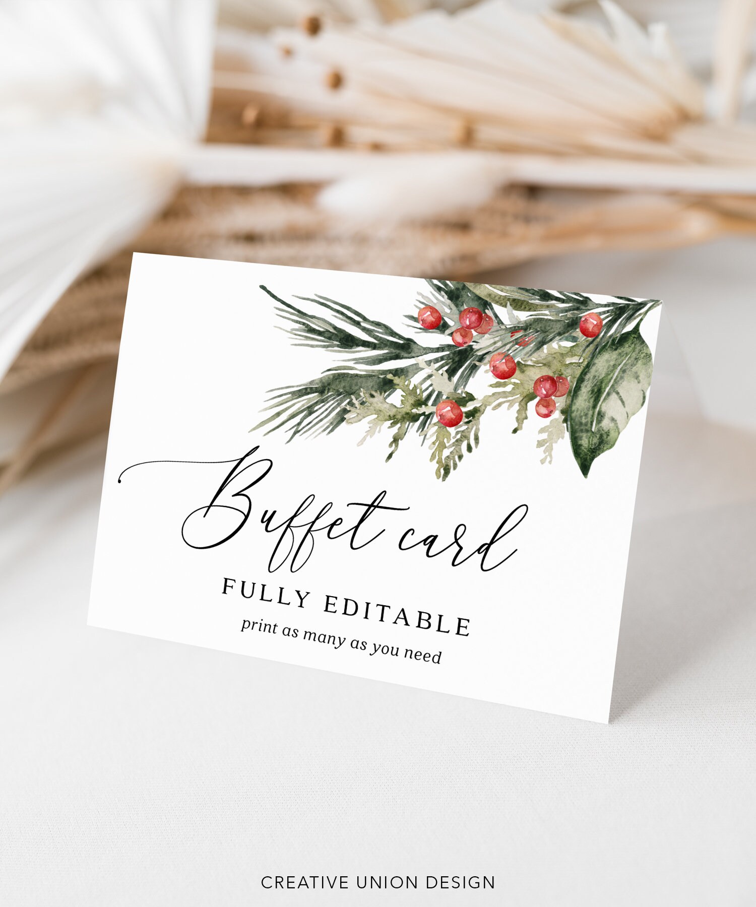Buffet Food Signs Template, Food Labels, Tented Cards, Food Stations ...