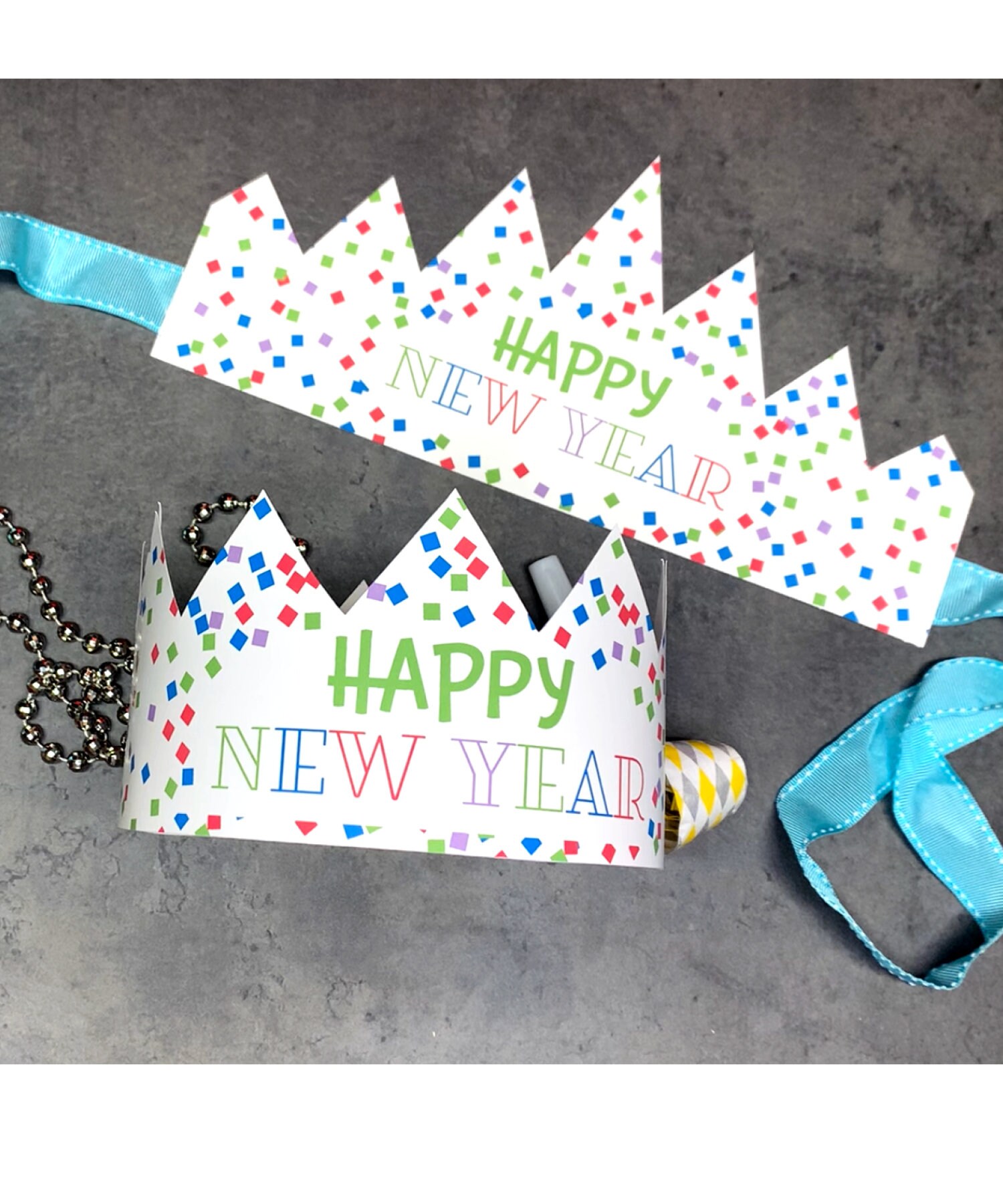 Printable New Years Eve Crowns New Year's Eve Hat Kids | Etsy