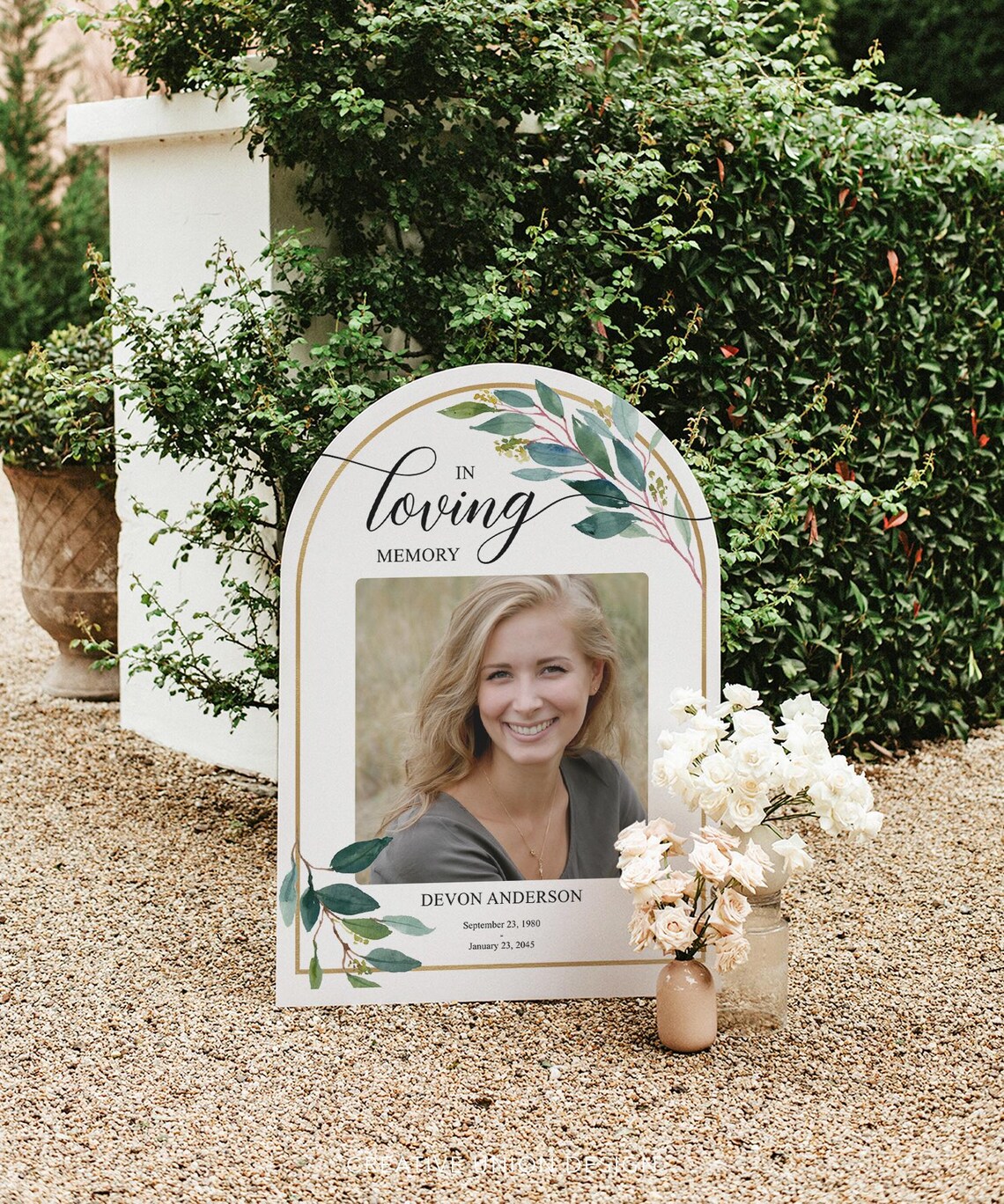 Funeral Memorial Sign Template, Welcome Funeral Sign, Celebration of ...