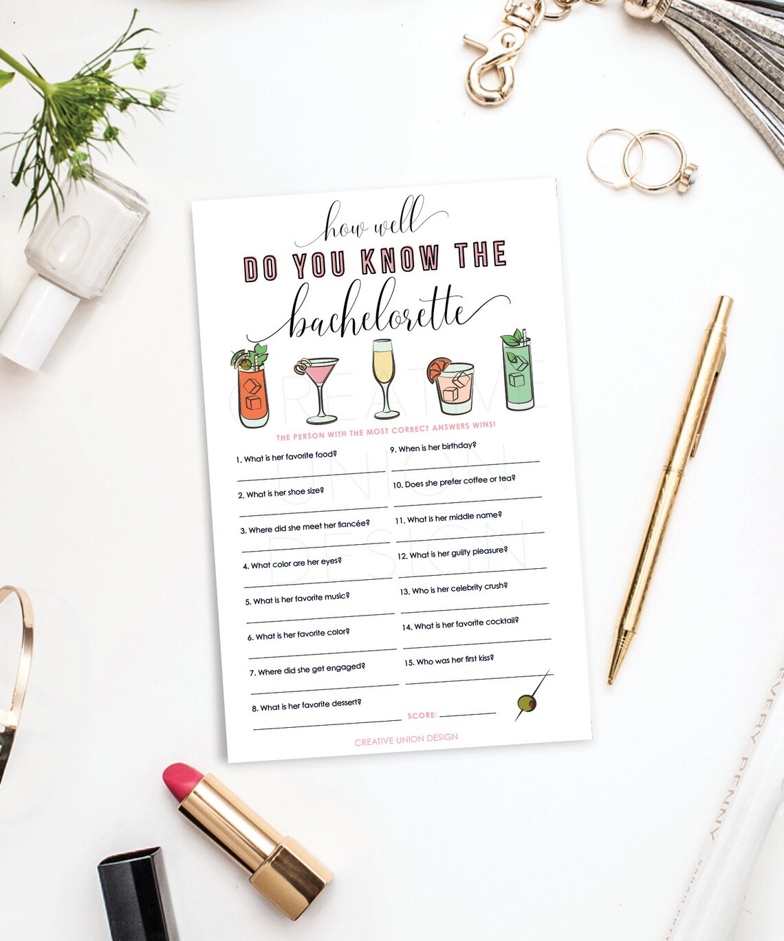 Bachelorette Party Games Bundle 6 Games Printable - Etsy