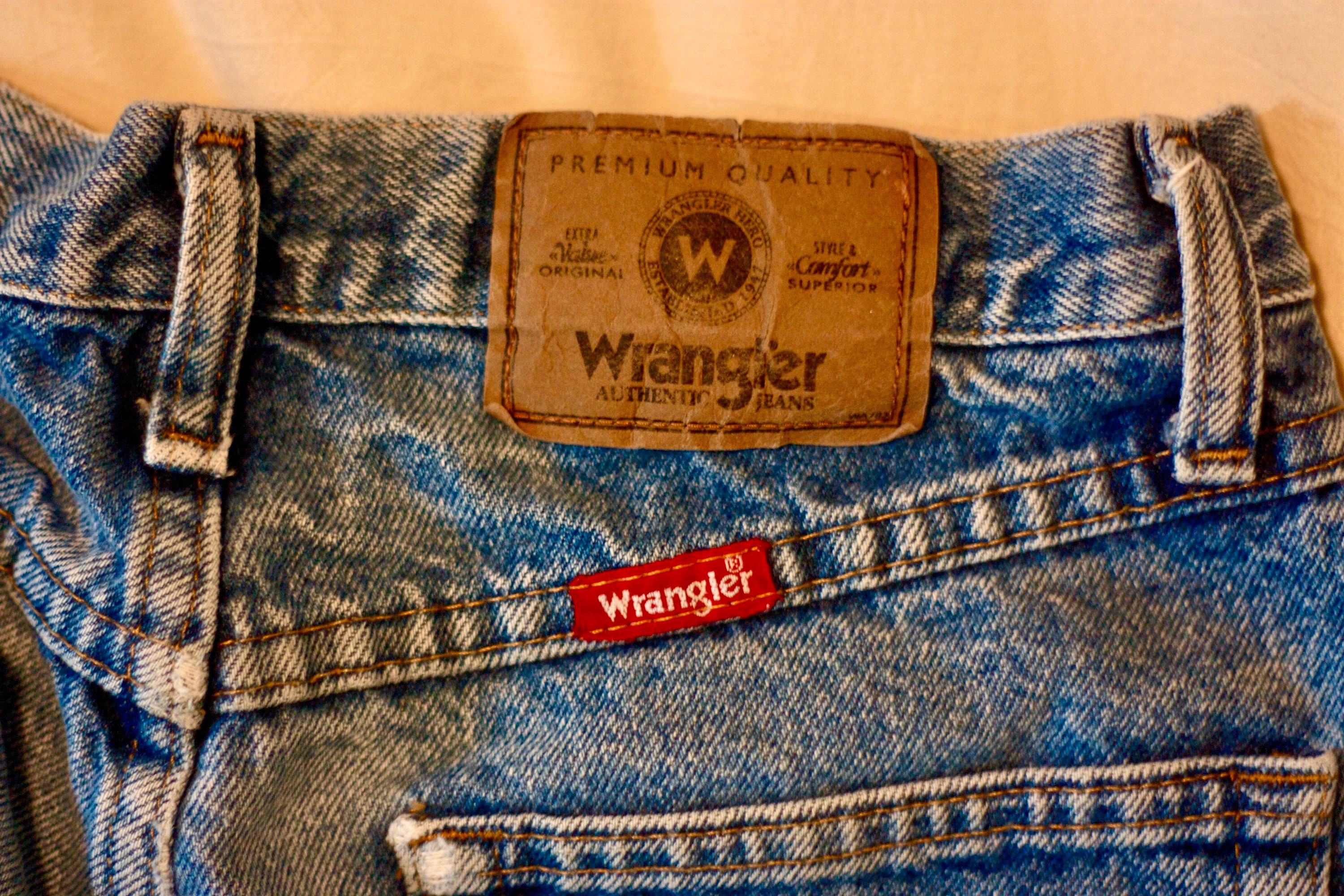 Vintage Wranglers With Flower Patch - Etsy