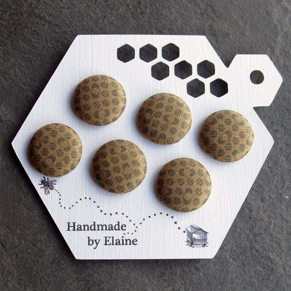 Taupe Buttons - Etsy