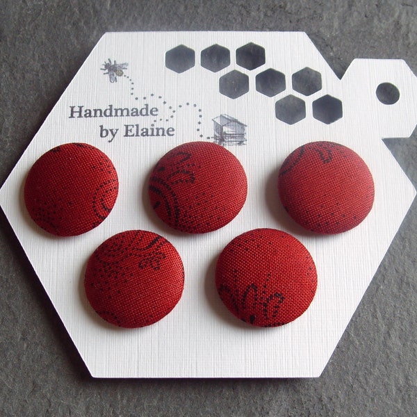 Blood Red Black Fabric - Etsy