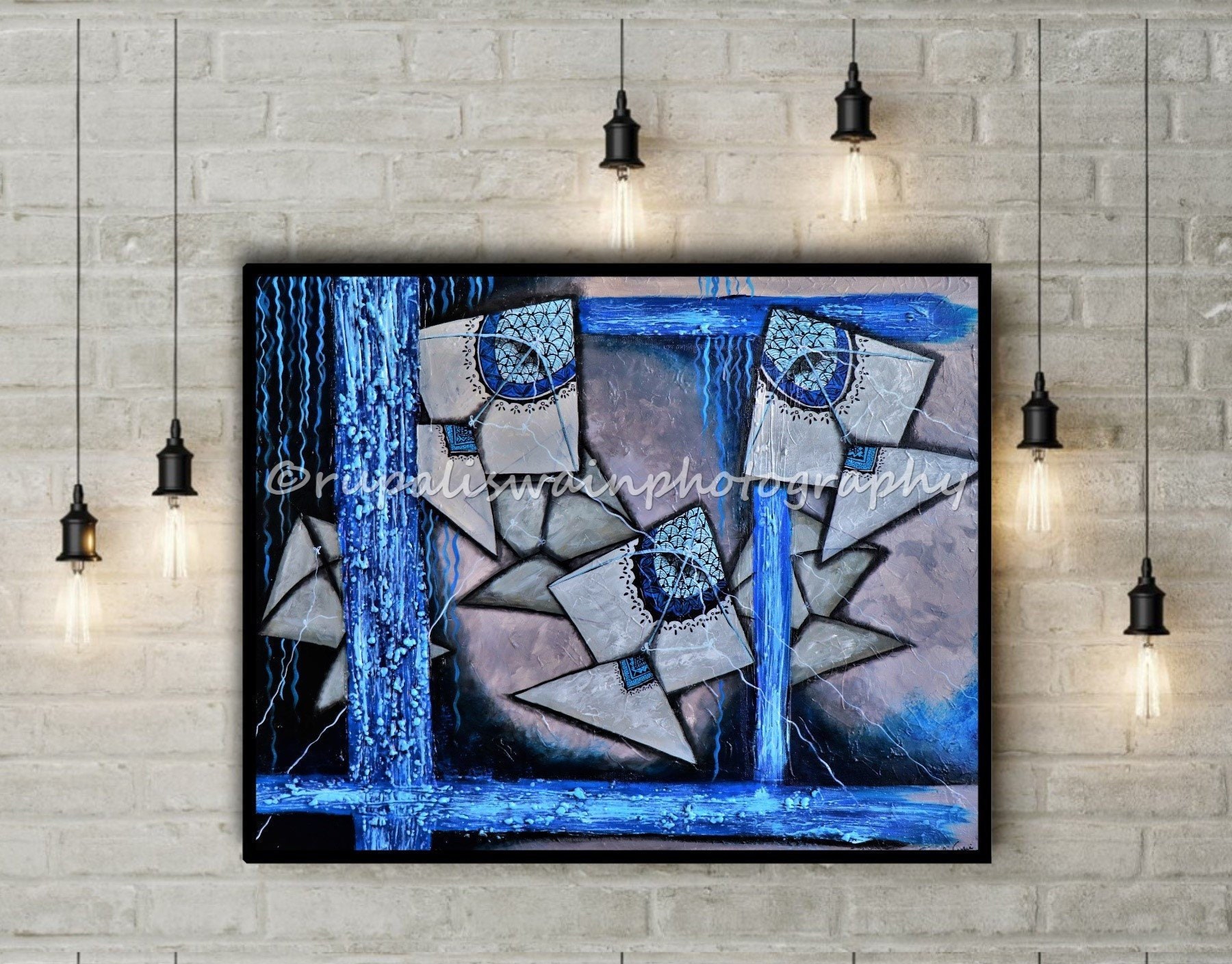 Abstract Kite Painting