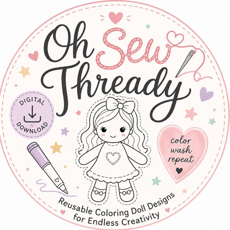 Washable Coloring Doll - Etsy