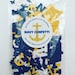 NAVY Paper Confetti USNA Graduation Anchor Confetti Navy and Gold ...
