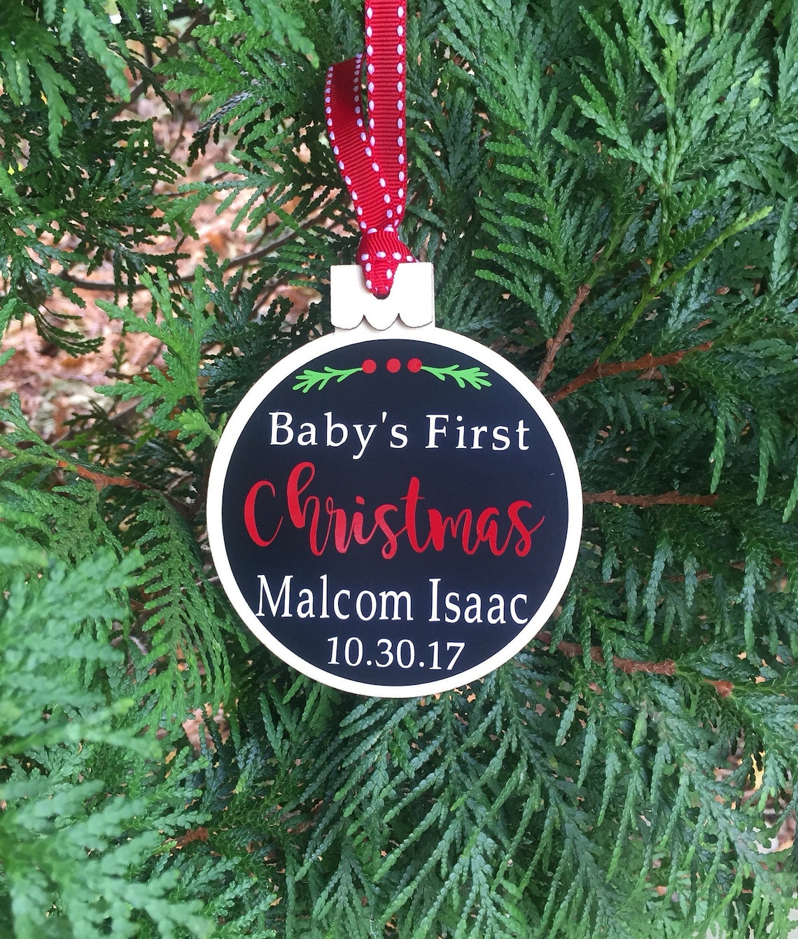 Personalized Baby's First Christmas Baby Gift | Etsy