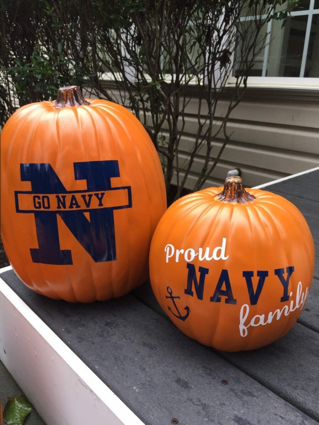 Proud Navy Decals, Military Pumpkin Decal, Halloween Decals, USNA ...