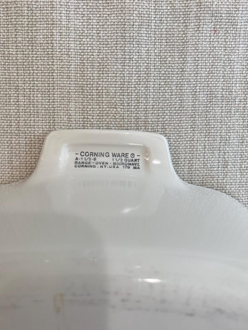 1958-1960 Rare Vintage 1.5 Quart Blue Cornflower Corningware Casserole ...