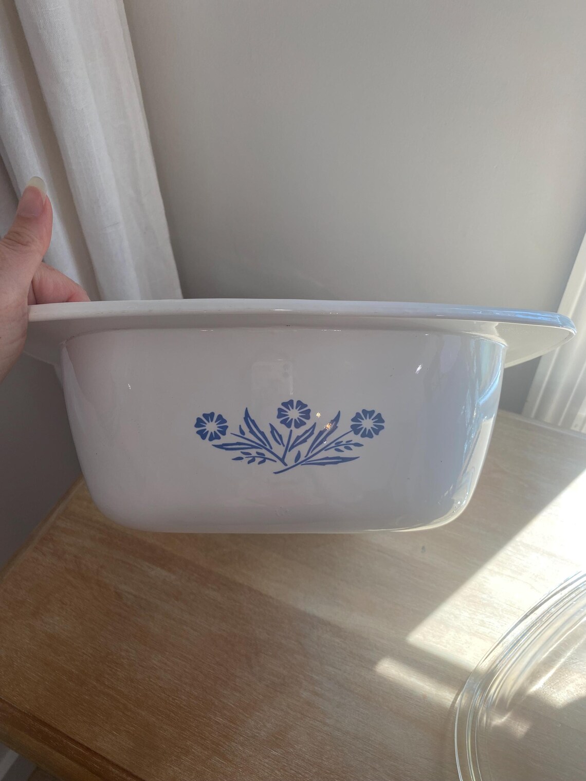 RARE Vintage Pyrex Corning Wear Blue Cornflower Dish & Lid 4QT - Etsy